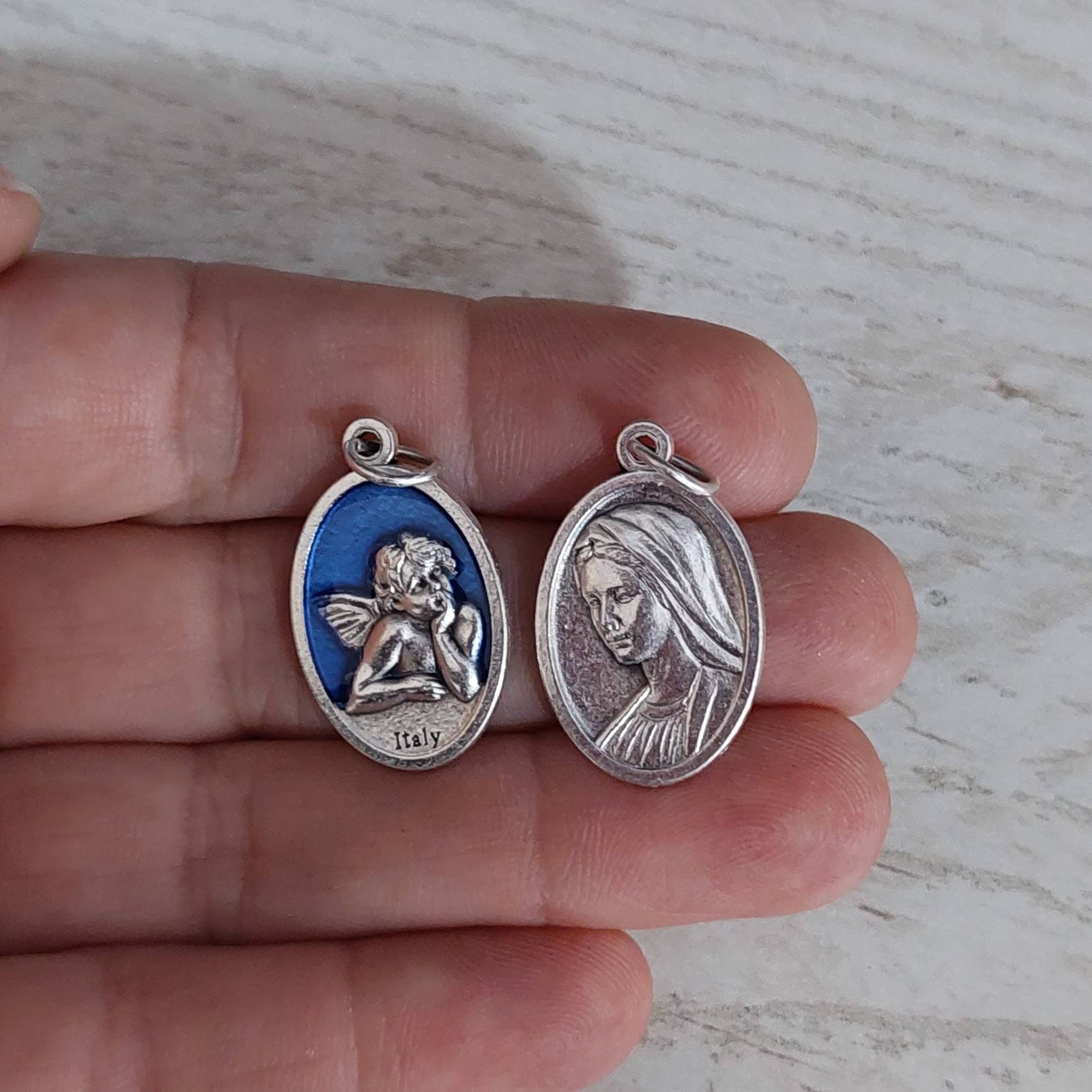 Angels Medal Saint Raphael Angel Medal Guardian Angel | Etsy