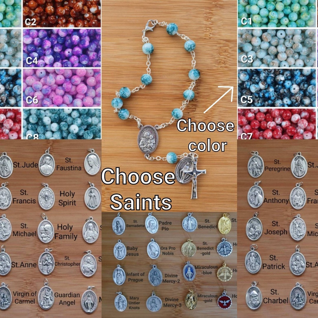St Joseph Rosary Chaplets, Patron Saint of Fathers & Families, Catholic ...