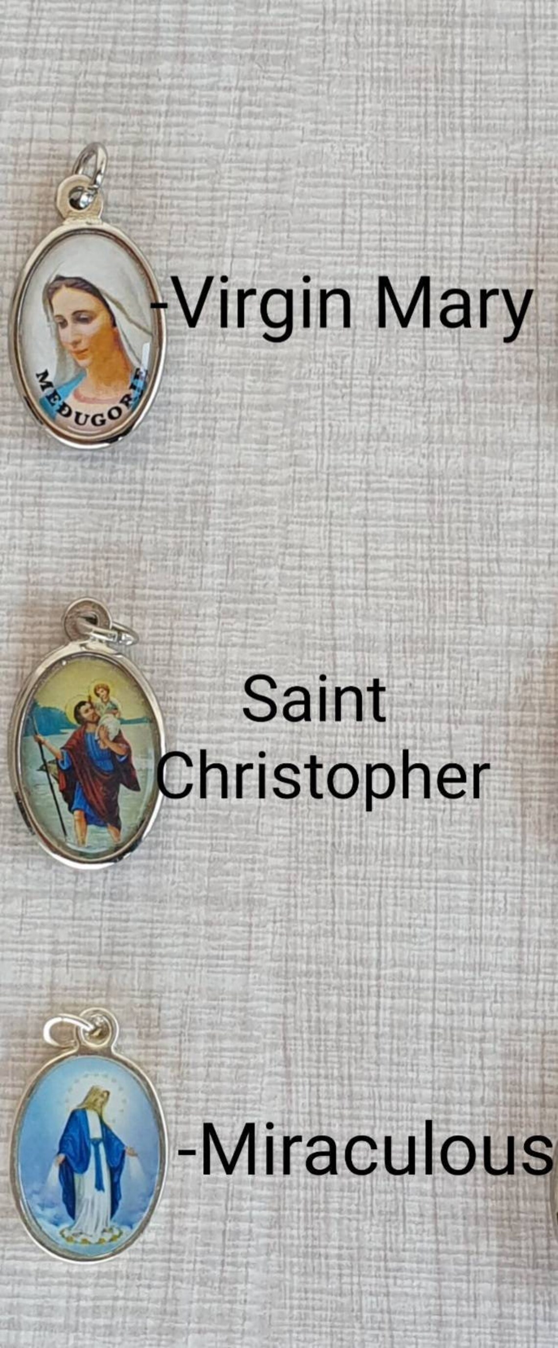 Saint Medals Medal Pendants 1 Medals of Saints - Etsy