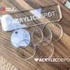 Keychain Clear Acrylic Blanks Perfect for Crafts, Diyer, Gifts, Resell ...