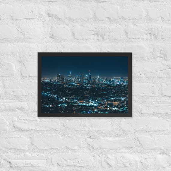 Los Angeles Night Sky Framed Photo - Etsy