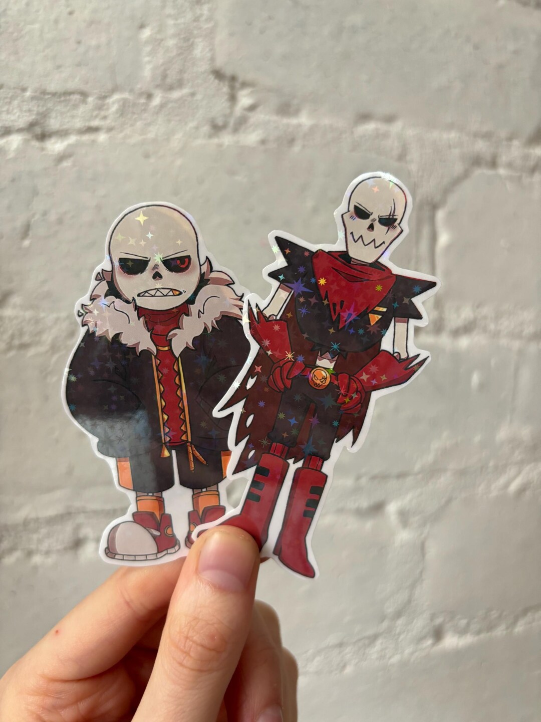 Undefell Sans and Papyrus Stickers! - Etsy