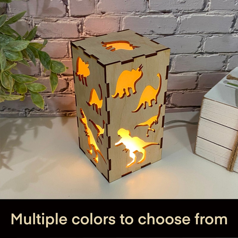 Dinosaur Night Light - Etsy