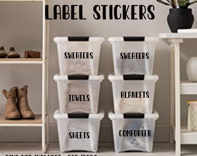 Label Stickers for Organization | Custom Labels for Bins | Kid’s Room ...