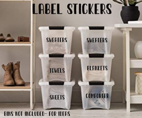 Label Stickers for Organization Custom Labels Kids Room - Etsy