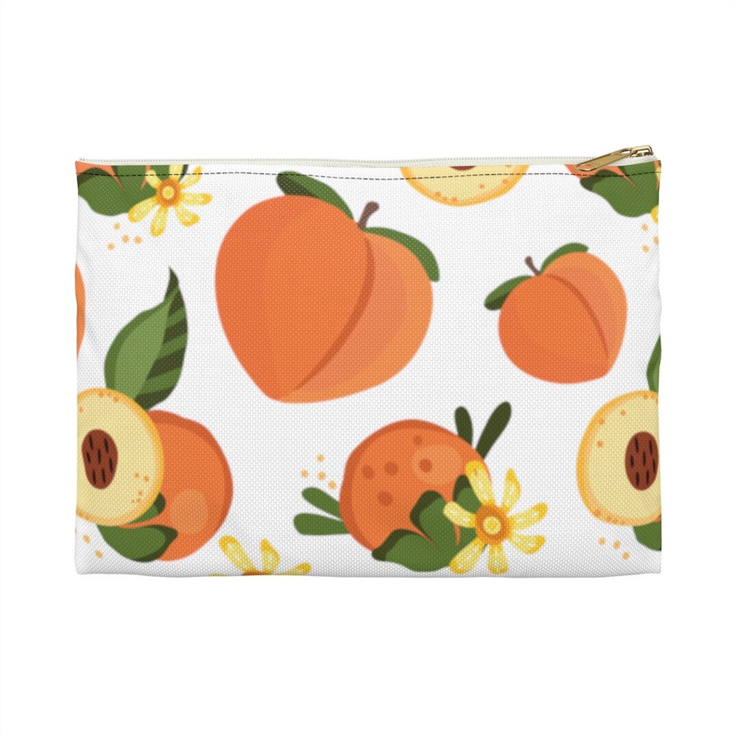 Feeling Peach Accessory Pouch - Etsy