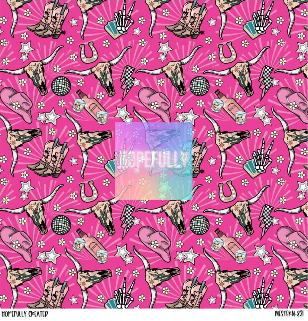 Western Pattern Vinyl, Adhesive Pattern Vinyl, Tumbler Vinyl Sheet - Etsy