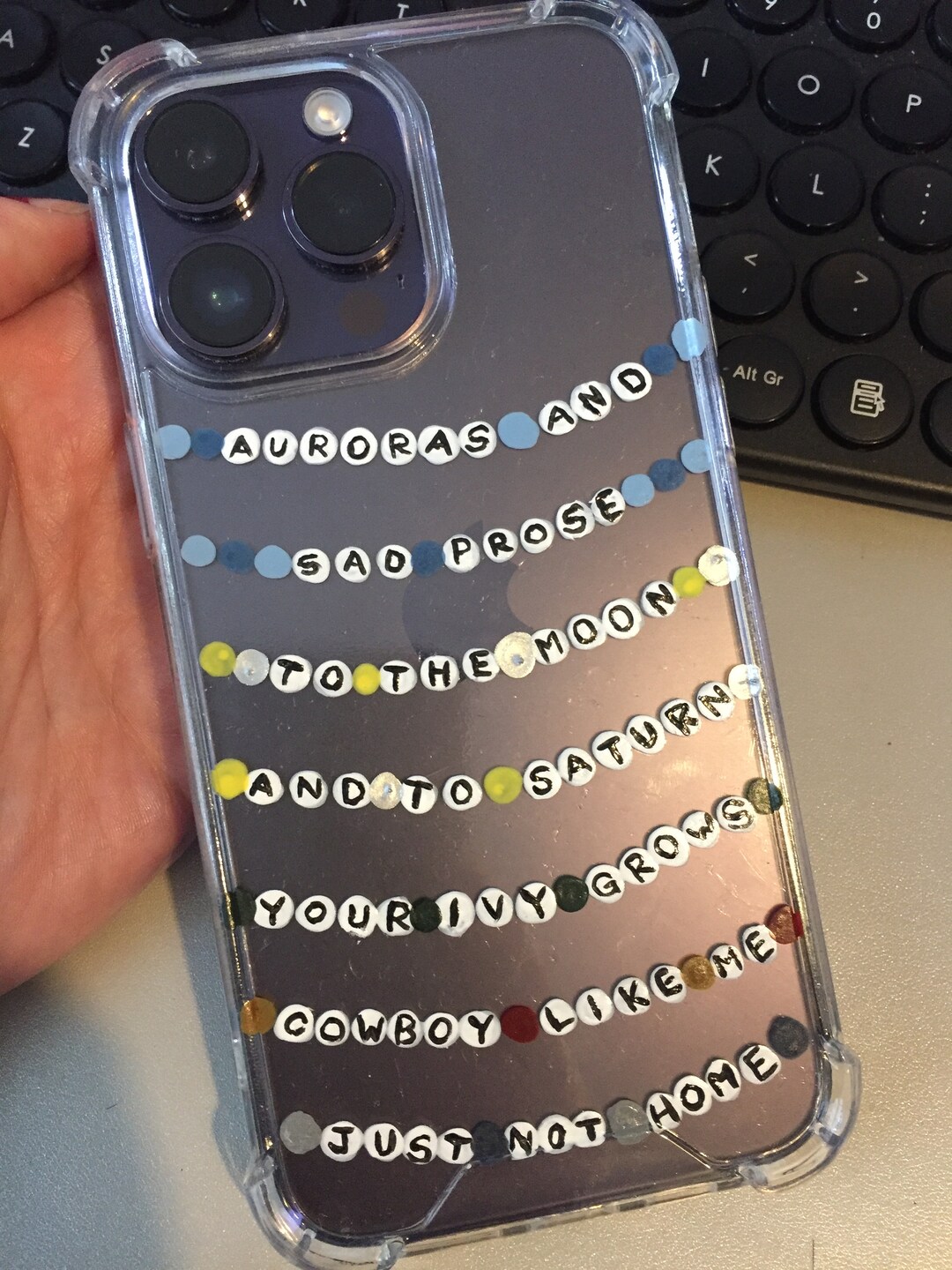 Friendship Bracelet Eras Tour Taylor Swift Personalised Phone Case Hand ...