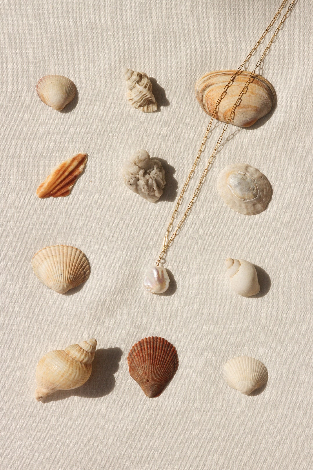 August Necklace - Etsy