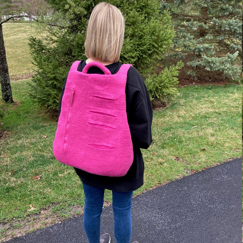 Wool Backpack - Etsy