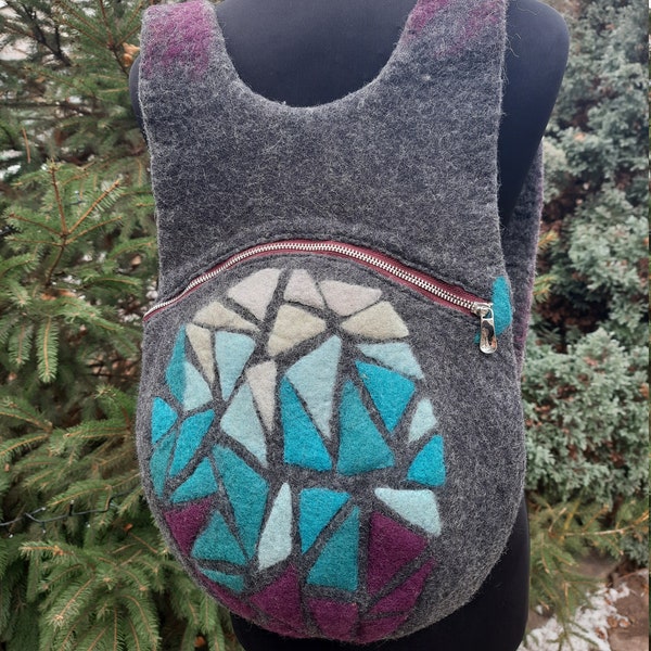Wool Backpack - Etsy