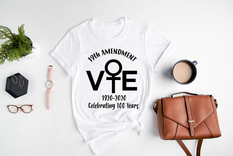 19th Amendment Vote Shirt, Women's Rights, Centennial - Etsy