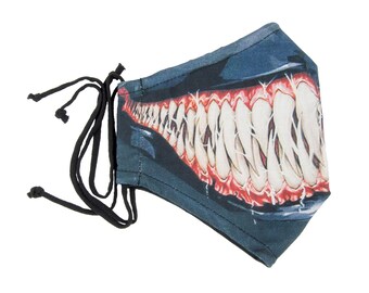 Carnage Face Dust Mask Cletus Kasady Venom Spiderman - Etsy