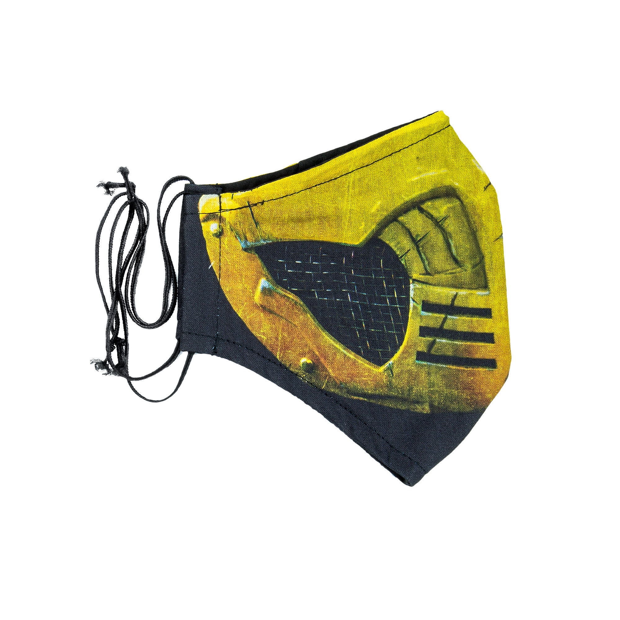 Mortal Kombat Scorpion Mask Drawing