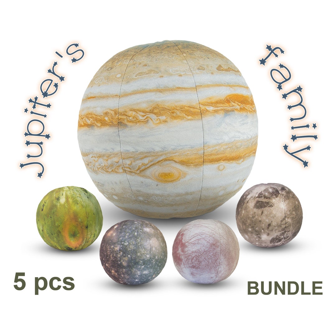 Jupiter's Family Bundle 5 Pcs Set Jupiter Pillow Io - Etsy