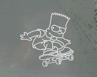 Simpsons Car Decal - Etsy UK