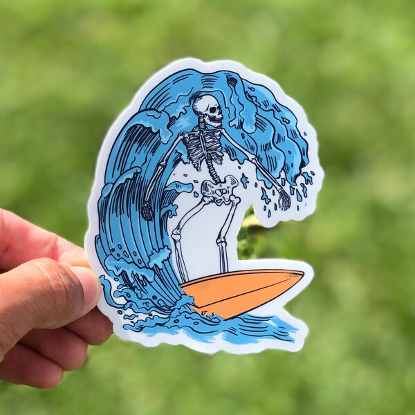 Surf Sticker - Etsy