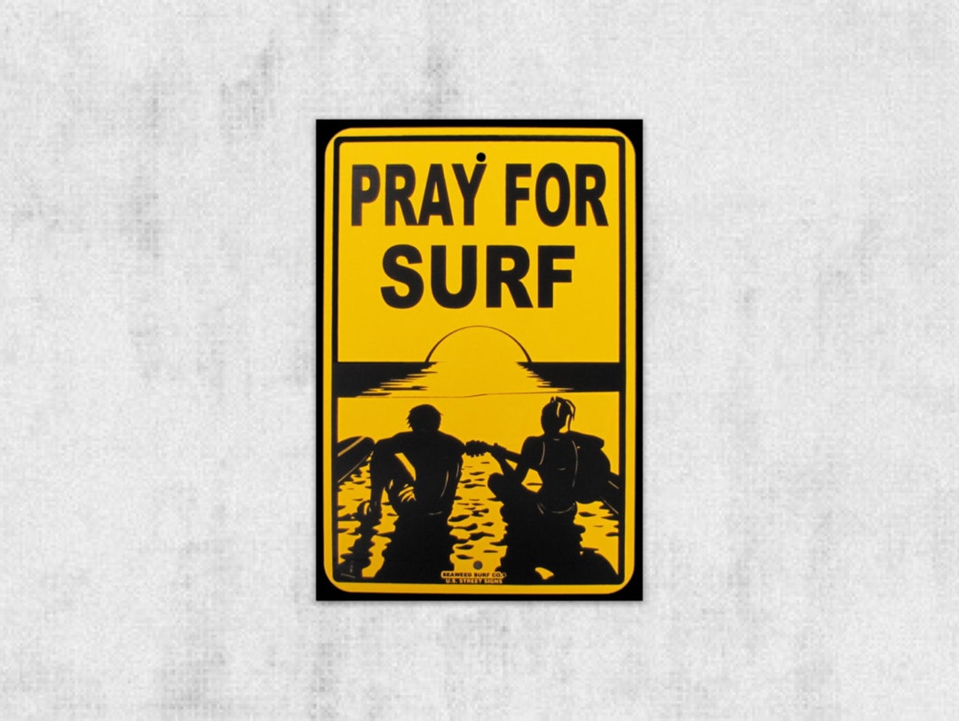 Pray for Surf Sticker for Hydroflask or Car Boyfriend Gift - Etsy