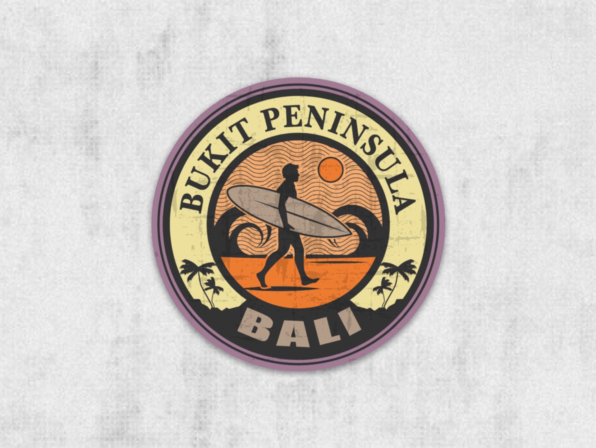 Bali Surf Sticker for Hydroflask or Car Boyfriend Gift | Etsy