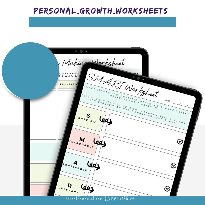 Personal Growth Plan Worksheets Growth Plan Printables Growth Mindset ...