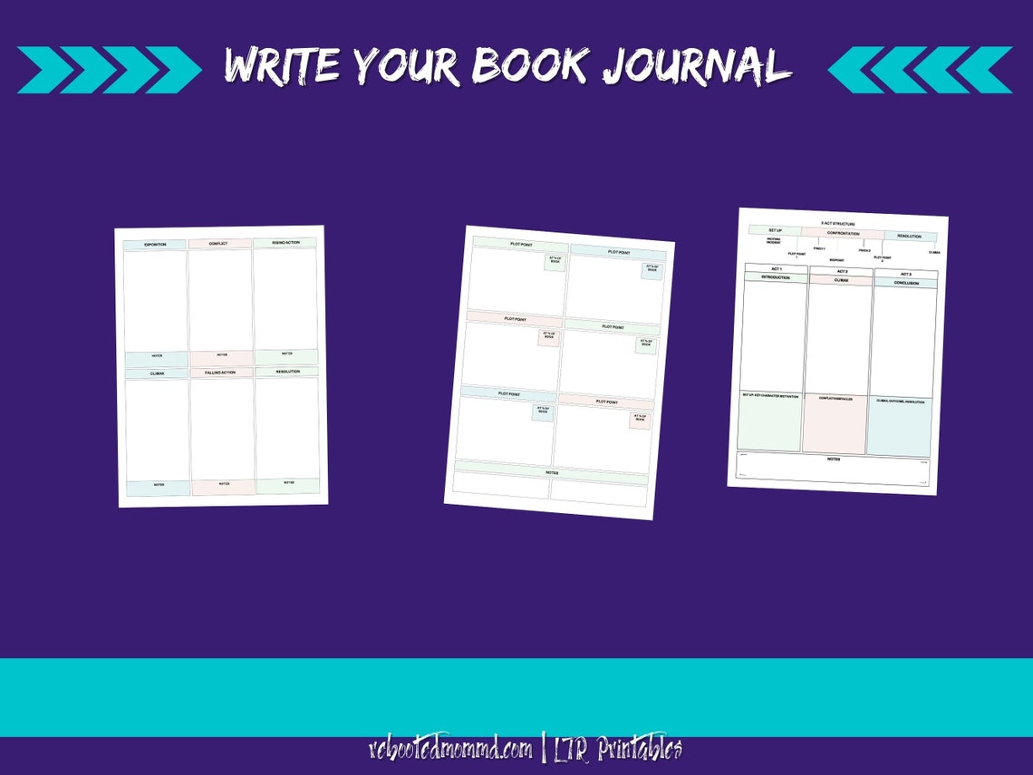 Write Your Book Journal Writing Journal Writing Guide Finish Your Book ...