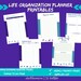 Life Organization Planner Printables Life Planner Pages home Planner ...
