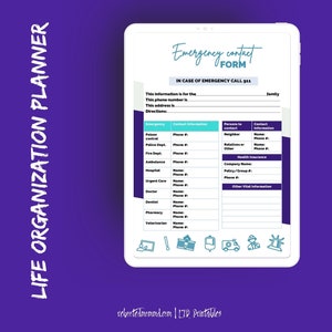 Life Organization Planner Printables Life Planner Pages home Planner ...