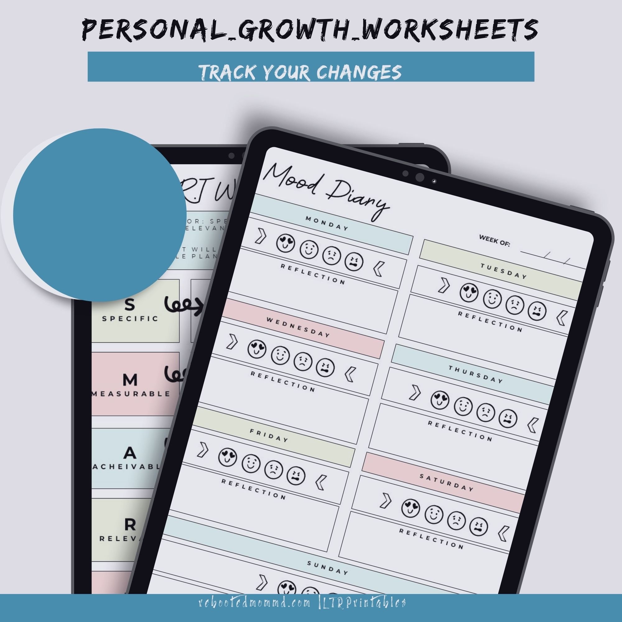 Personal Growth Plan Worksheets Growth Plan Printables Growth Mindset ...