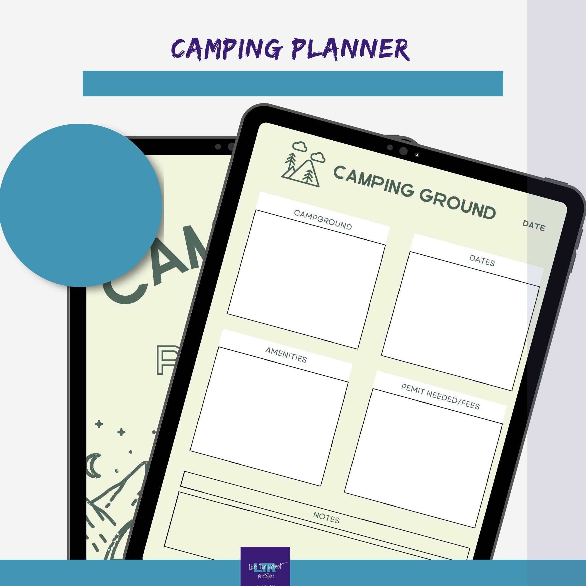 Complete Camping Journal Pages | Camping Planner, Packing Lists ...