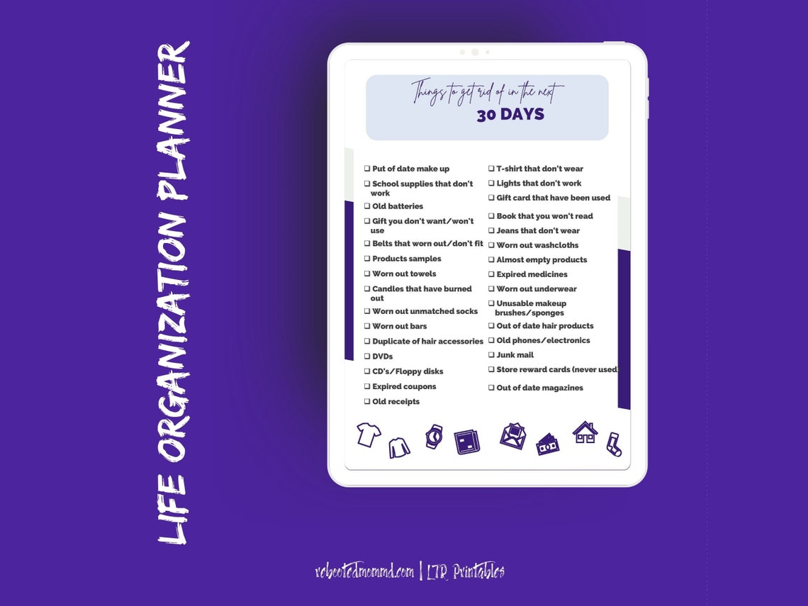 Life Organization Planner Printables Life Planner Pages home Planner ...