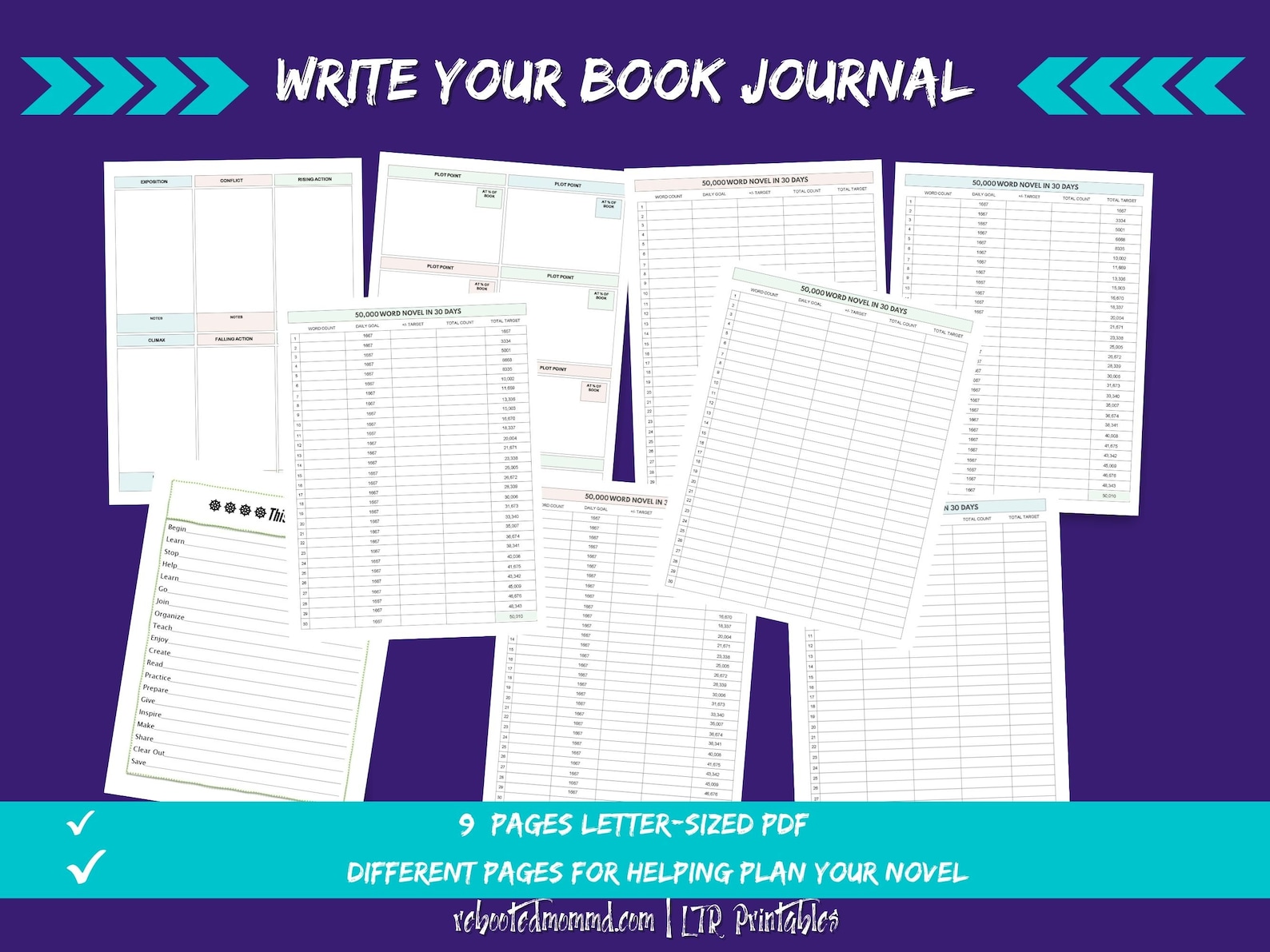 Write Your Book Journal Writing Journal Writing Guide | Etsy