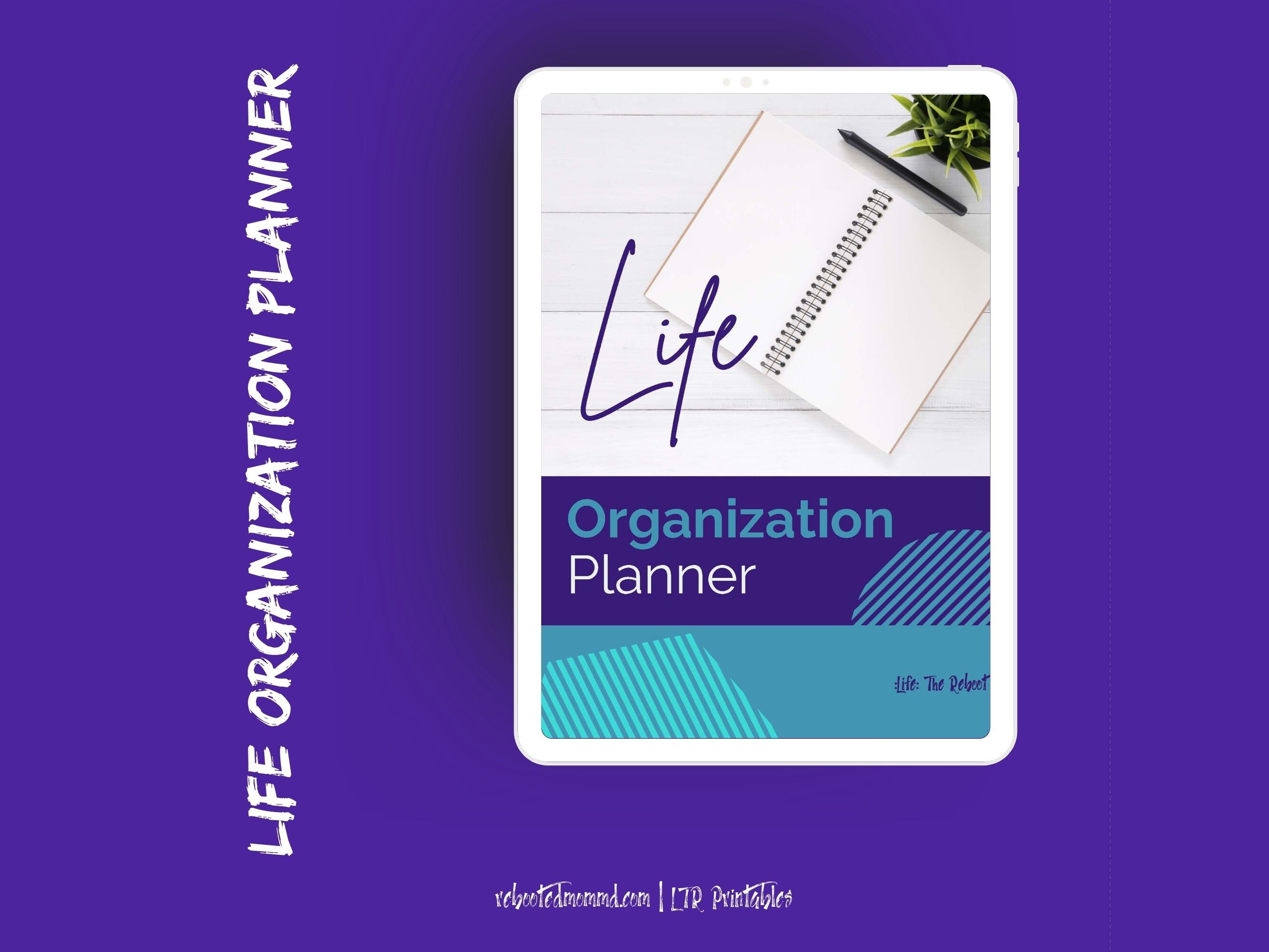 Life Organization Planner Printables Life Planner Pages home Planner ...