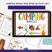 Camping Bingo and More Activity Set | Fun Family Games for Camping ...