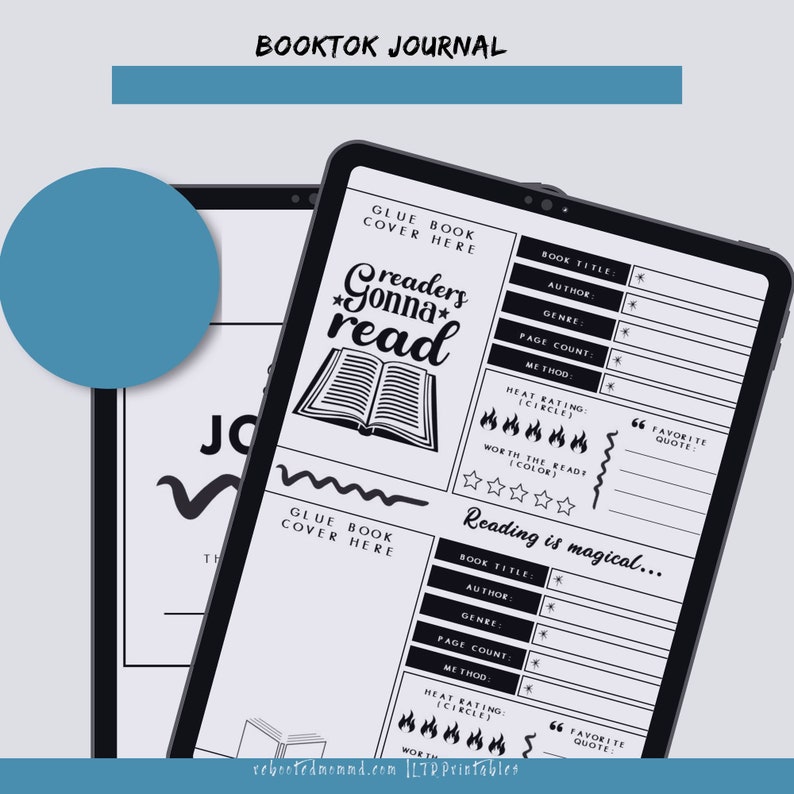 Booktok Journal | Book List Printables | Journal for Books| Book Notes ...