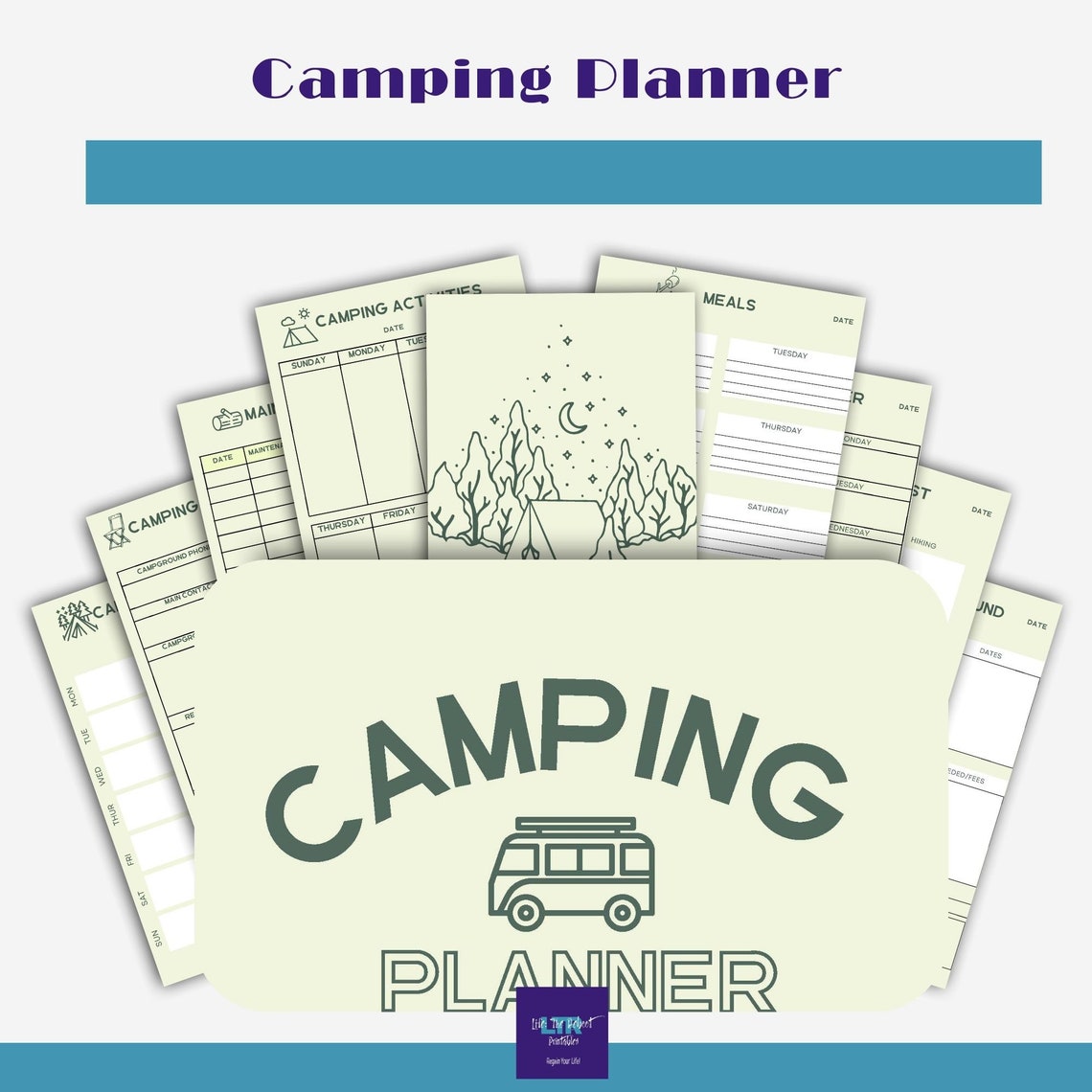 Complete Camping Journal Pages | Camping Planner, Packing Lists ...