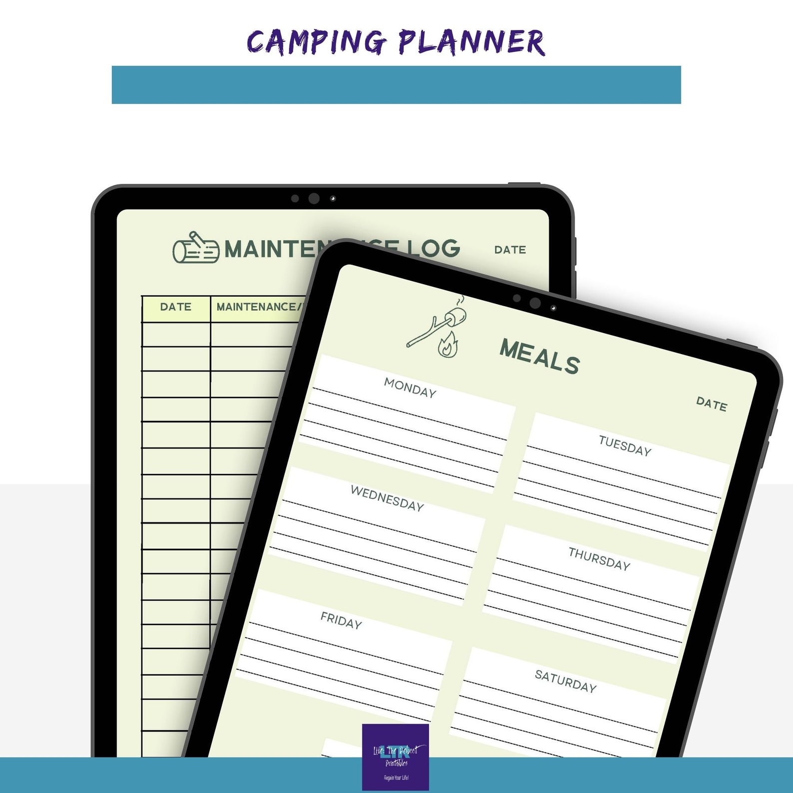 Complete Camping Journal Pages | Camping Planner, Packing Lists ...