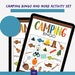 Camping Bingo and More Activity Set | Fun Family Games for Camping ...