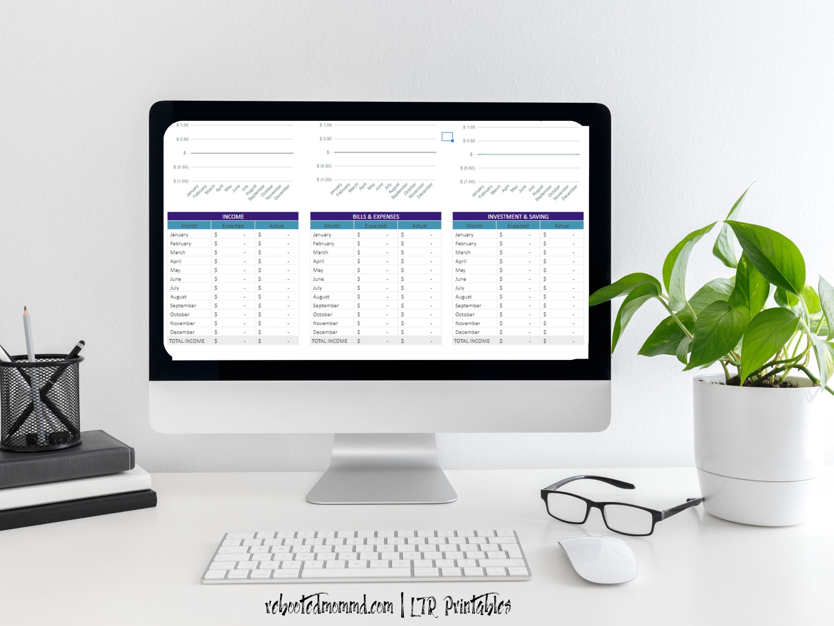 The Annual Budget Spreadsheet Money Printables Money Management ...