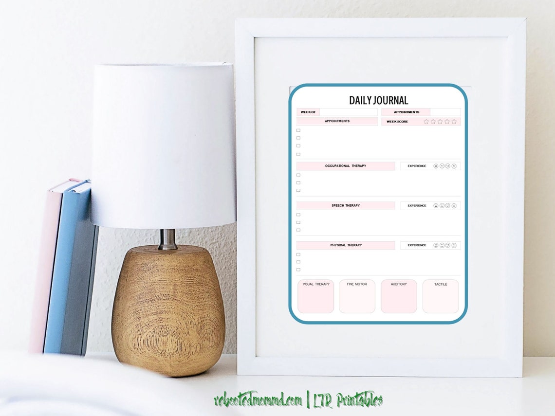 Special Needs Journal Printable Pages | Special Needs Binder | Autism ...