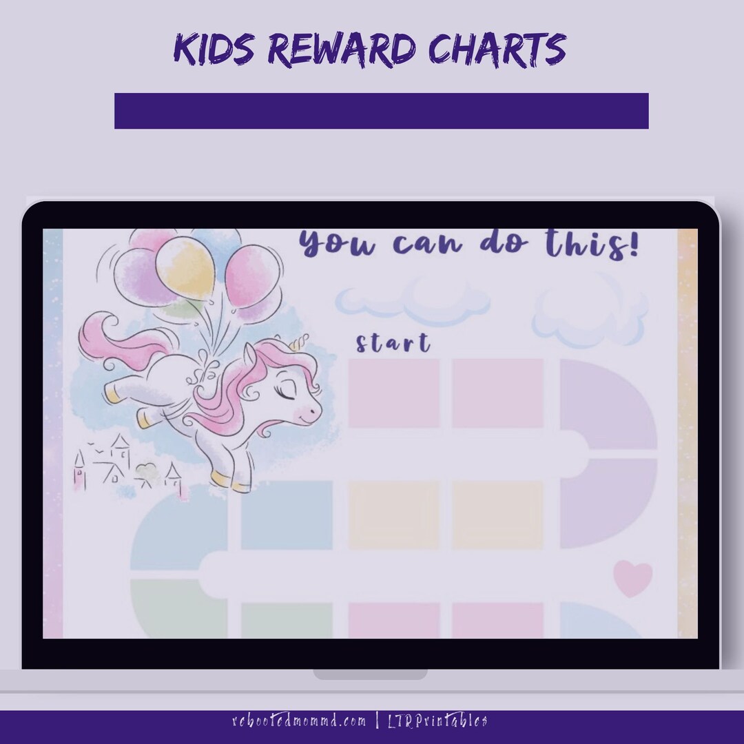 Kids Rewards Chart Printables Reward Worksheets Kids' - Etsy