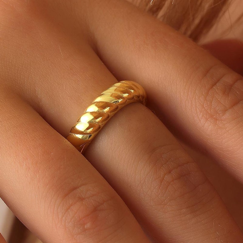 Fidget Ring Rose Gold - Etsy