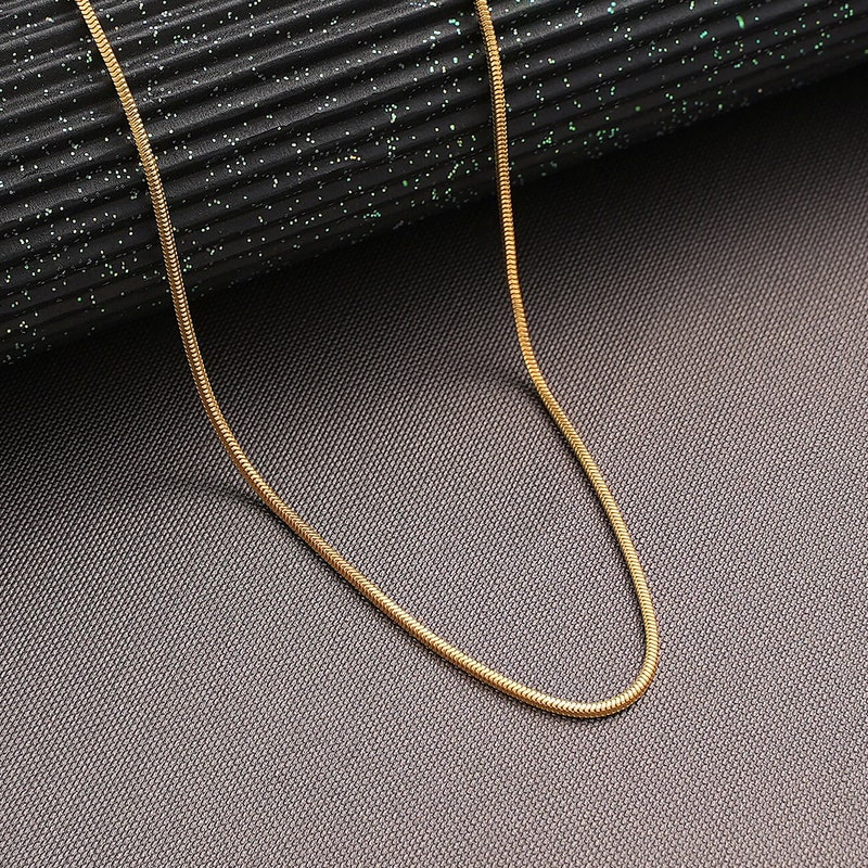 16 Inch Snake Chain 14k - Etsy