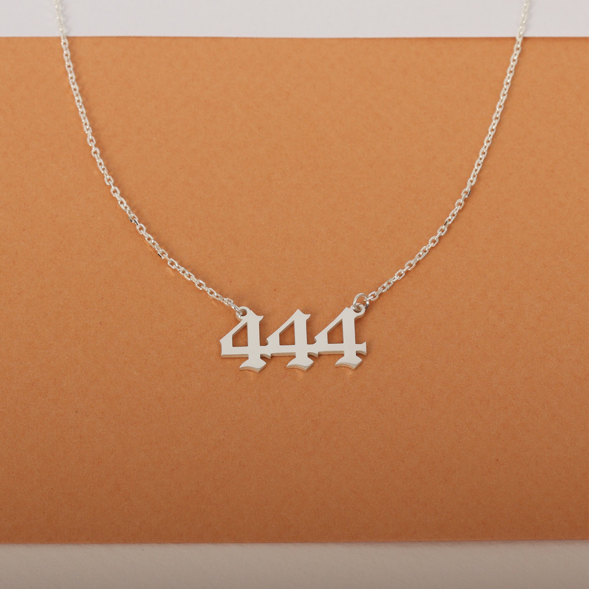 Angel Number Necklace Personalized Gifts 925 Sterling Silver | Etsy