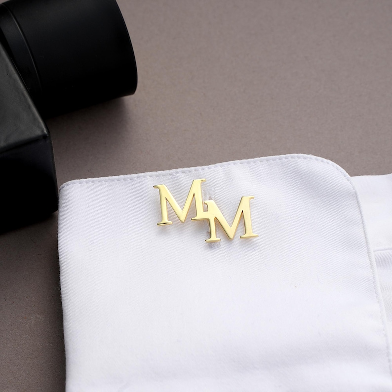 14K Gold Personalized Name Cufflinks,customized Cufflinks,groom Wedding ...