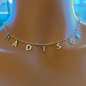 Name Necklace - Initial Necklace - Letter Necklace - Custom Necklace ...