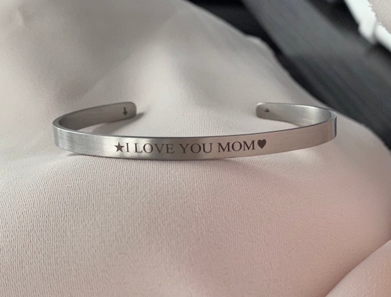 Stainless Steel Cuff Bracelet Adjustable Cuff Bracelet | Etsy