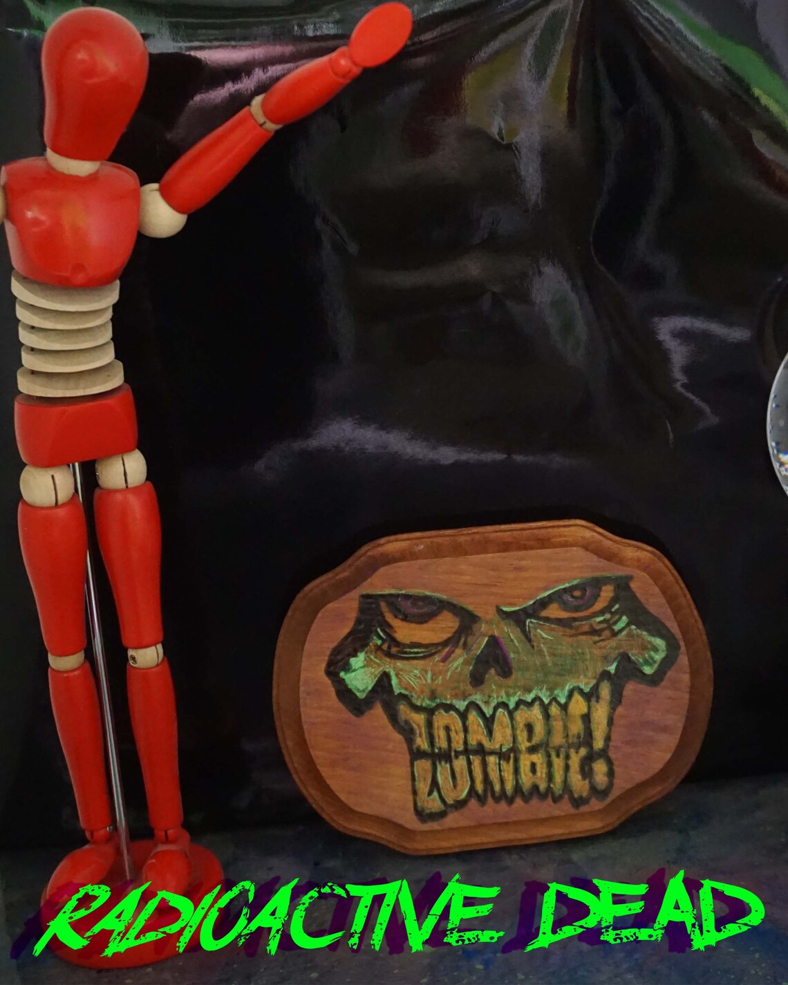 Neon Scream Zombie Face With Grillz Black Light Reactive - Etsy