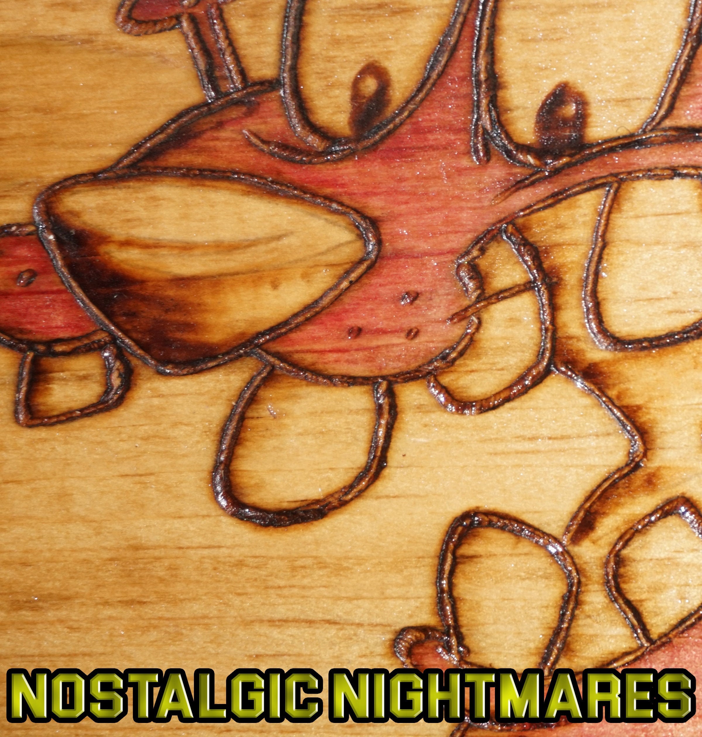 Courage the Cowardly Dog Nostalgic Nightmare Woodburning & - Etsy