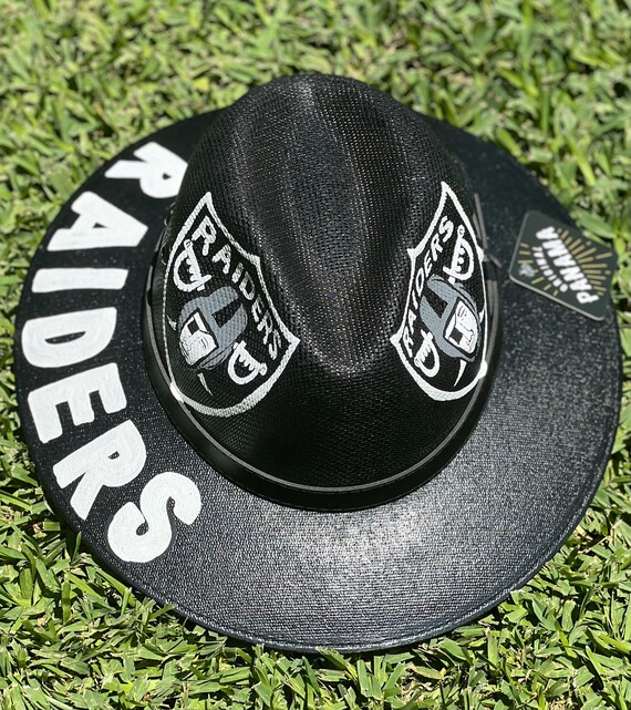 Raider Hand Painted Hats Panama Style Hats Size Large Made - Etsy