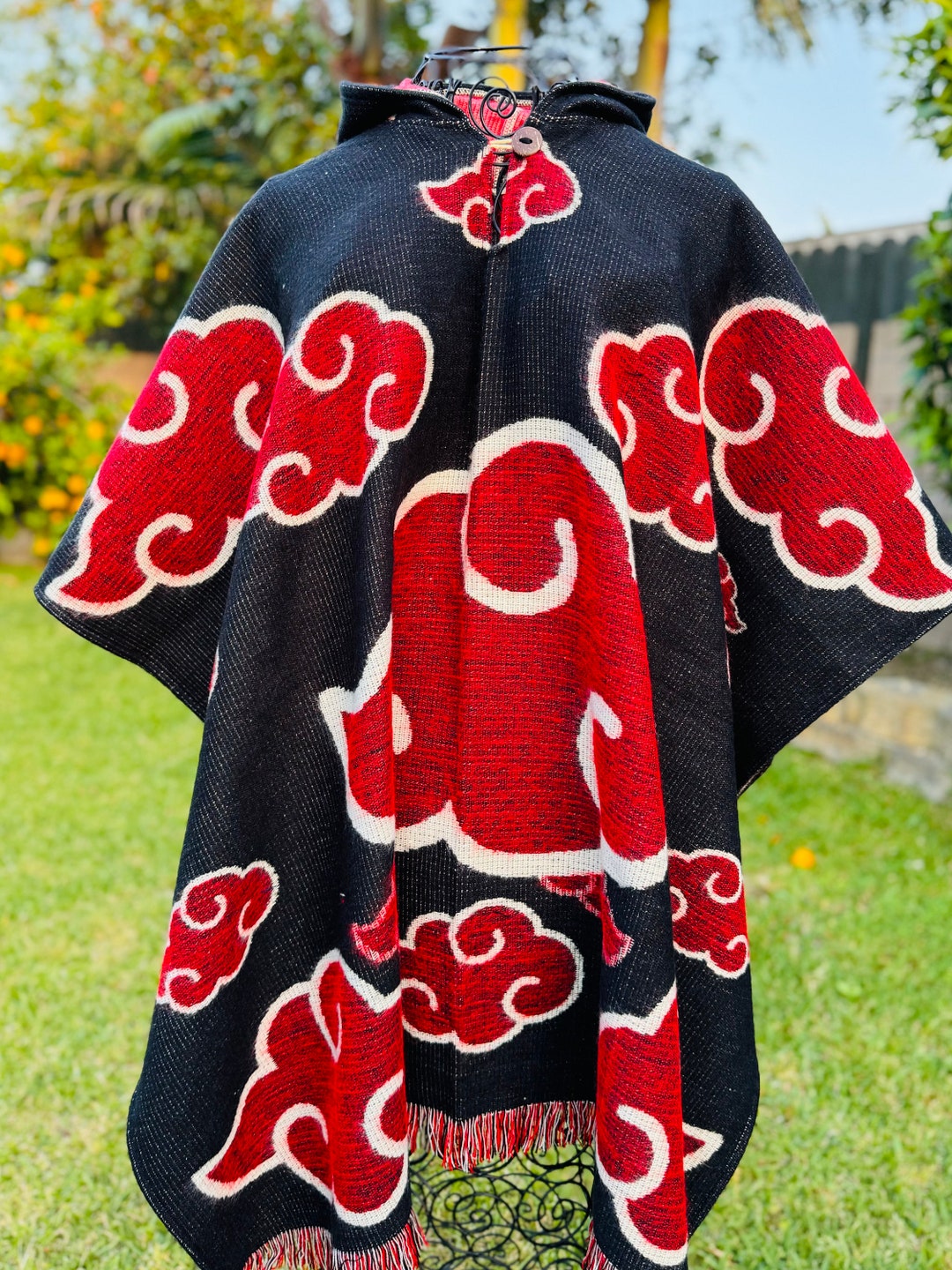 Alpaca Wool Poncho, Unisex One Size Very Soft and Warm Exclusive Design ...